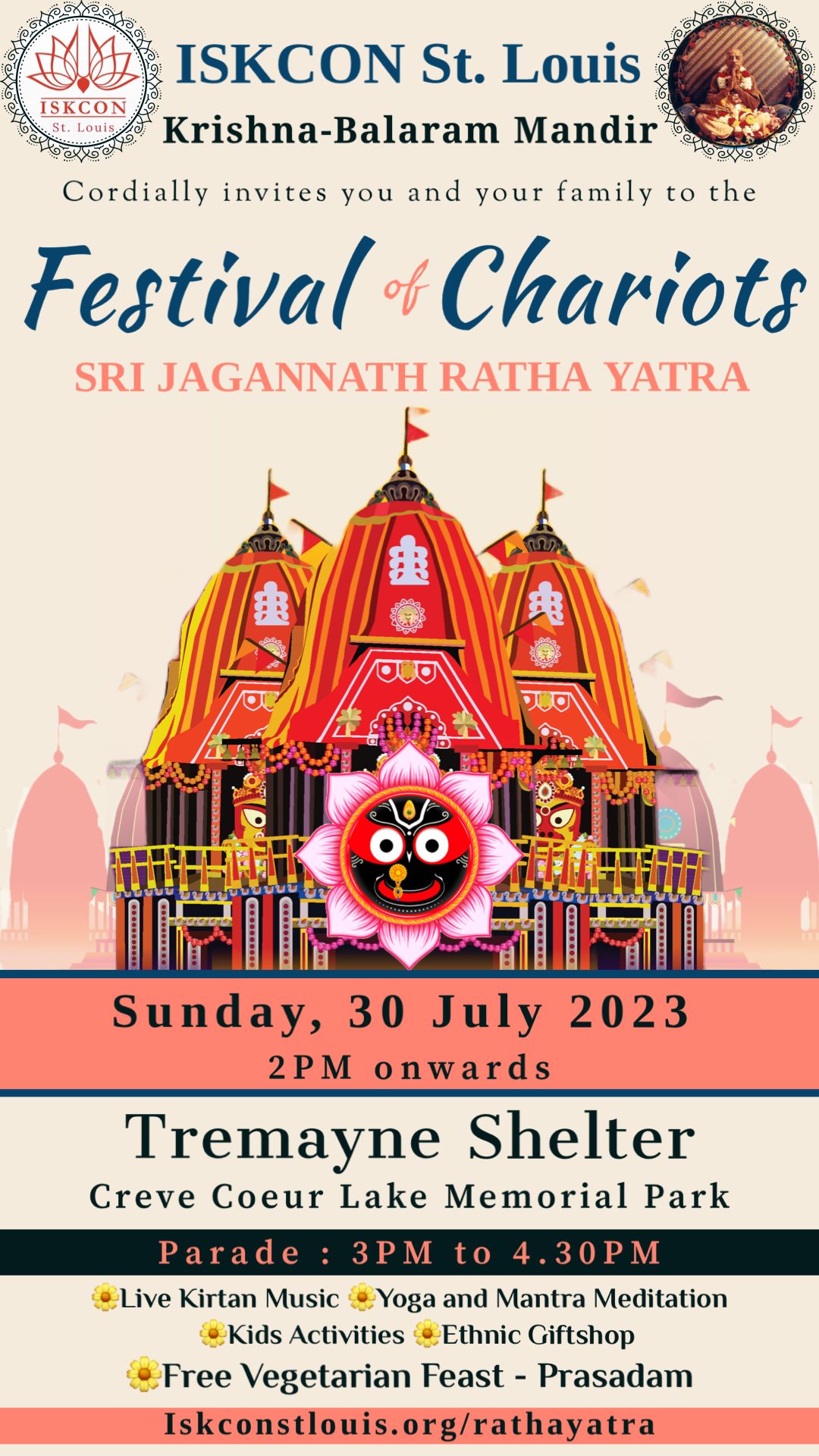 Rathyatra – ISKCON Saint Louis