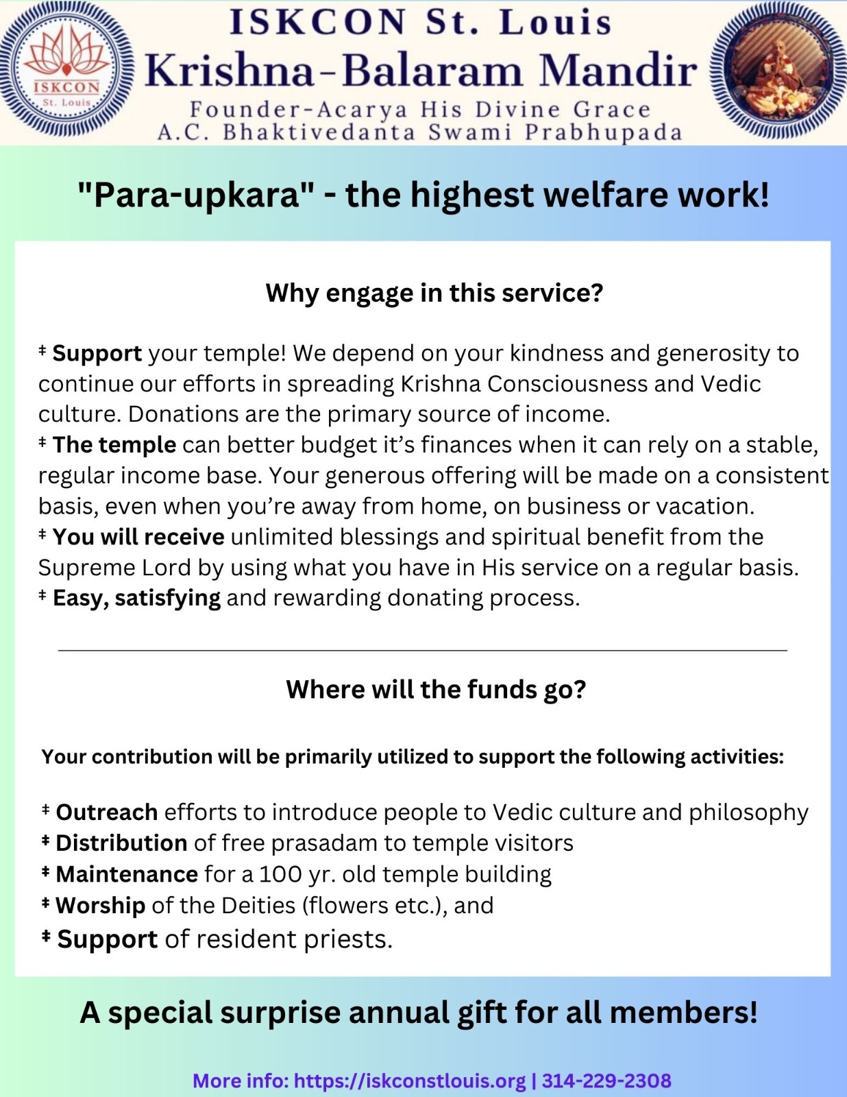 Membership – ISKCON St.Louis